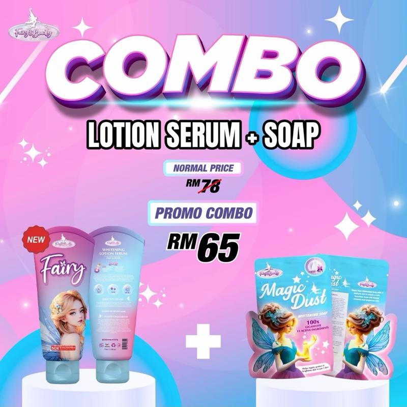 Combo Lotion Serum dan Magic Soap Dust - TikTok Shop Malaysia