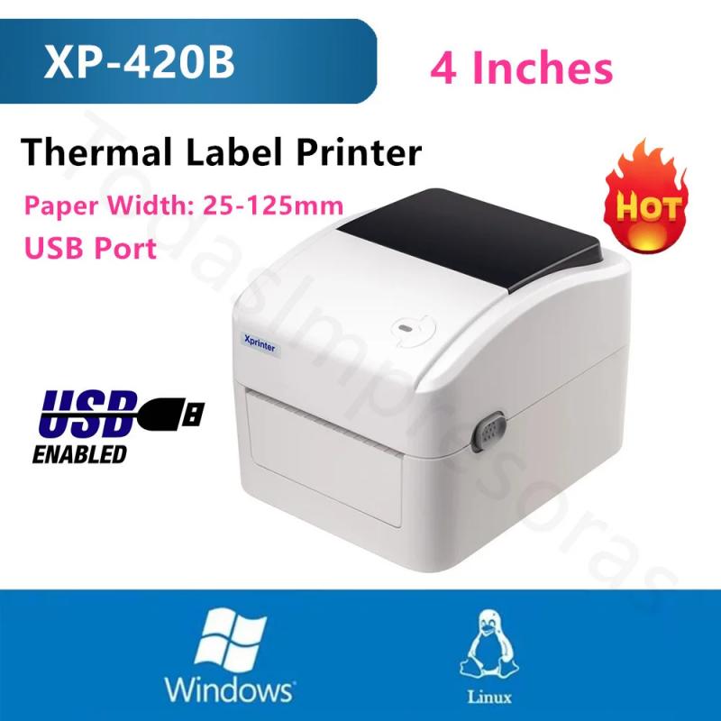 420B Thermal Label Printer Desktop Labeling Machine Intelligent ...