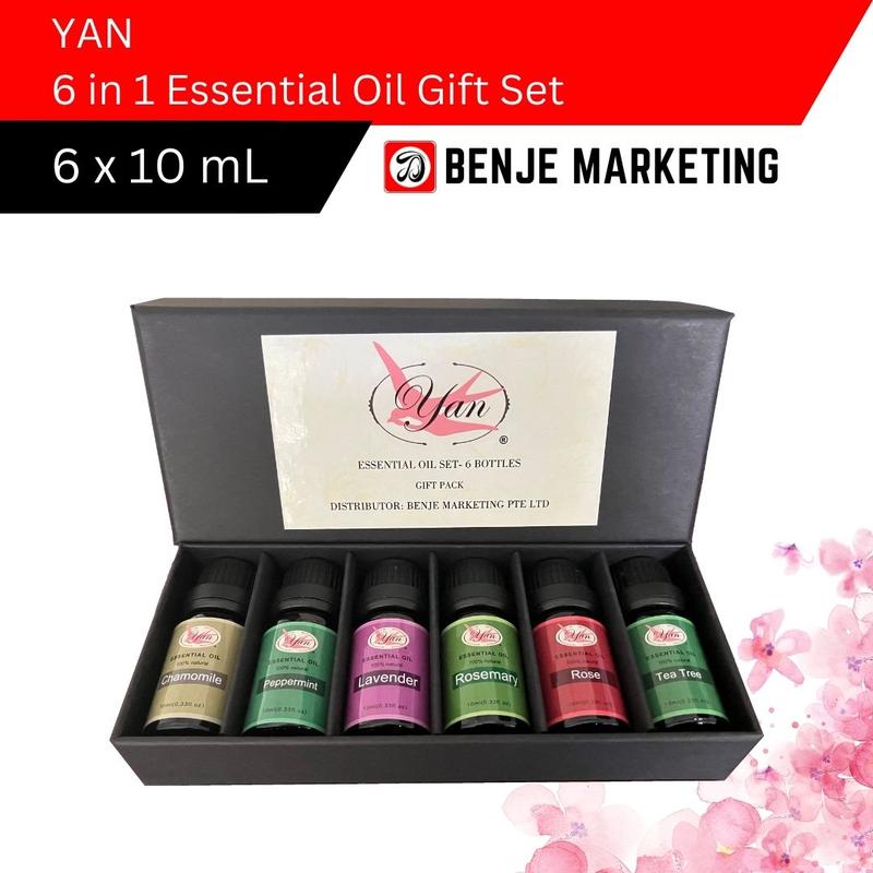 Yan Essential Oil Pack of 6 10ml Gift Set Housewarming Gift Set ...