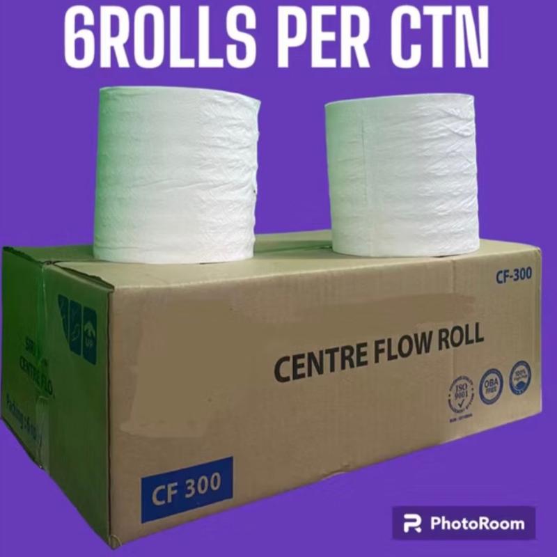 6 rolls CFT Center Pull Tissue Paper Centre Flow Tisu Single - TikTok ...