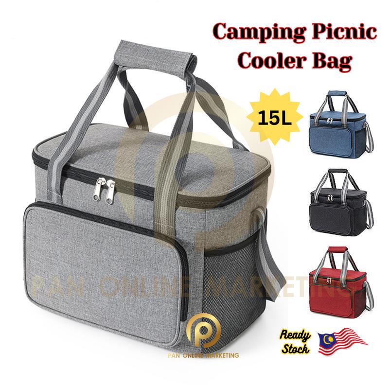 15L Large Capacity Cooler Camping Picnic Insulated Bag Trave - TikTok ...