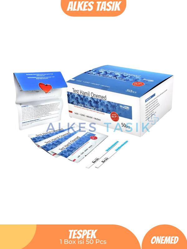 Tespek Tes Kehamilan HCG Onemed Testpack - Shop | Tokopedia
