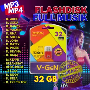 Flashdisk musik video 32GB full DJ lengkap untuk head unit mobil laptop ...