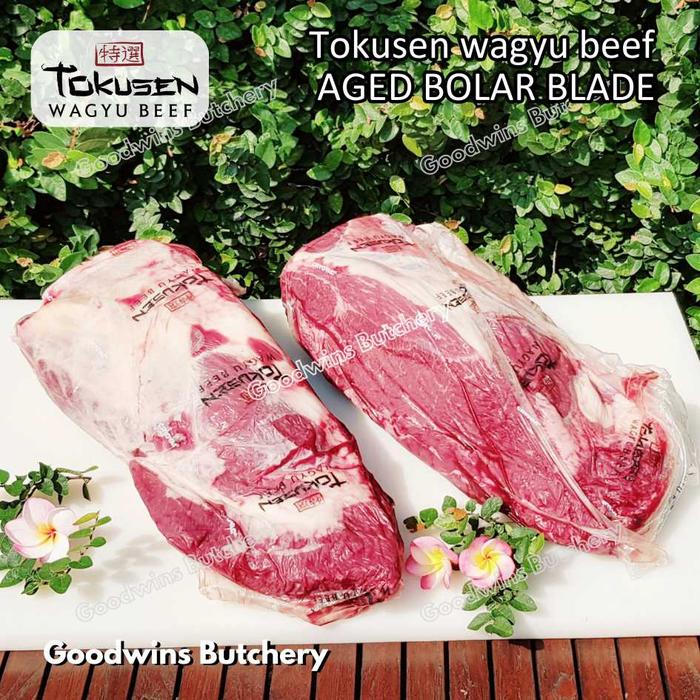 Promo Wagyu beef Tokusen BOLAR BLADE marbling MBS-5 AGED-CHILLED daging ...