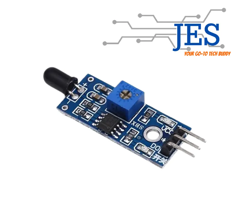 Flame Sensor Module - 3 pins with IR Detection [JES Electronics ...
