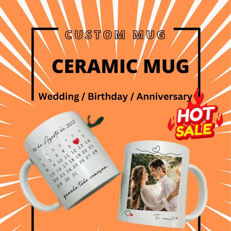 Personalized Wedding Mug - Married Mug - Married Calendar - Wedding ...