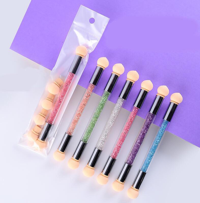 Nail art dual head sponge pen set, gradient blending pen, nail - TikTok ...