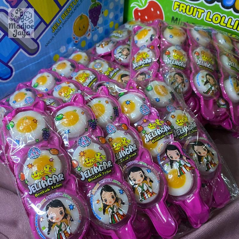 Jelly 3 Telur 1 Pack Isi 10 Pcs - Jelly, Makanan Ringan - Food, Jeli ...