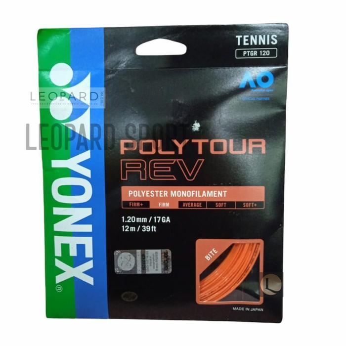 Jual Senar Tenis Yonex Polytour Rev 17Ga,1.20Mm / Yonex Tennis String ...