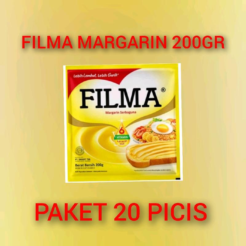 Filma margarin 200gr paket 20 picis baking food mentega exp : juni 2026 ...