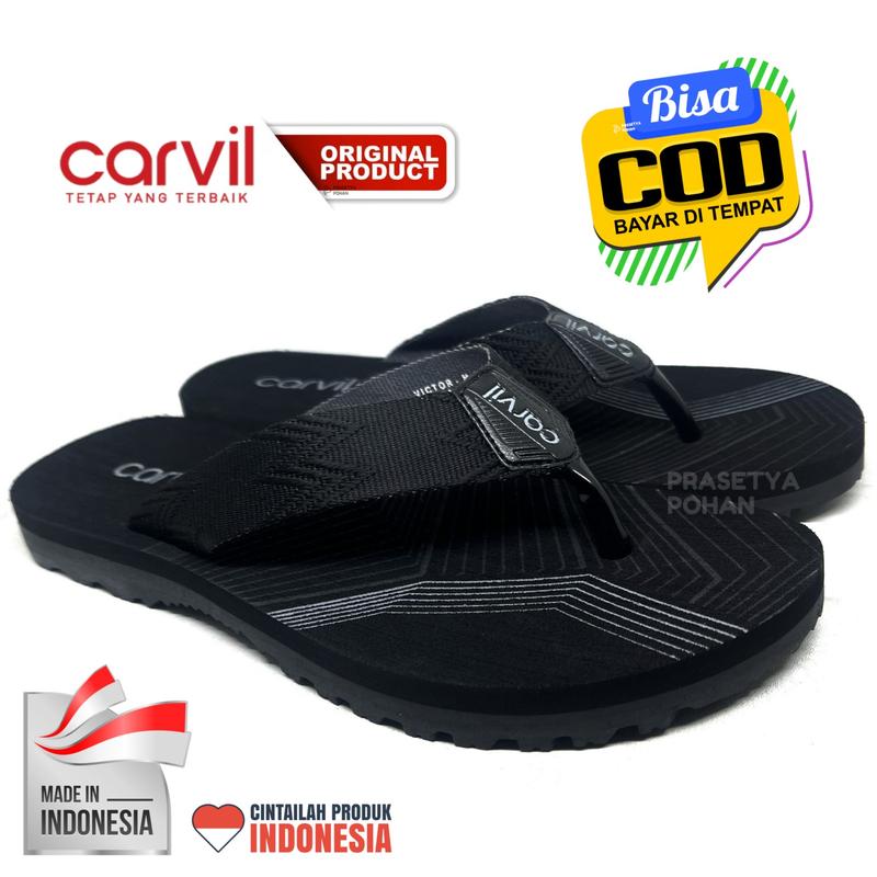 Sandal Pria Carvil Original Anti Air - Sendal J - Shop | Tokopedia