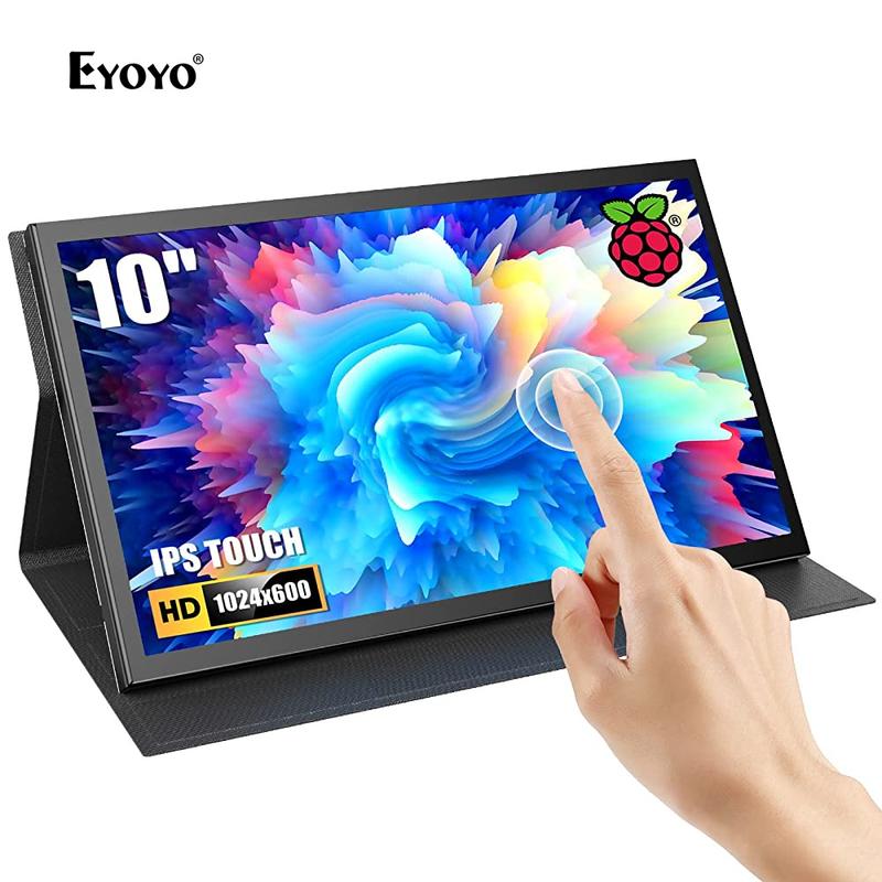 10 inch Raspberry Pi Screen, 1024x600 IPS Capacitive Touchscreen ...