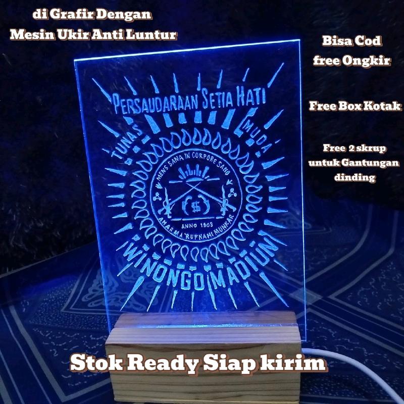 Lampu Hias PSHW Akrilik Ukir Anti Luntur logo pshw 10x15/A6 - Shop ...