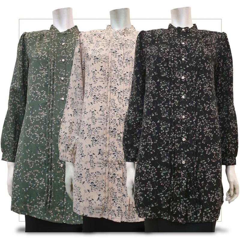 iLOVELY - Pleated Cotton Blaus xpanas xjarang - TikTok Shop Malaysia