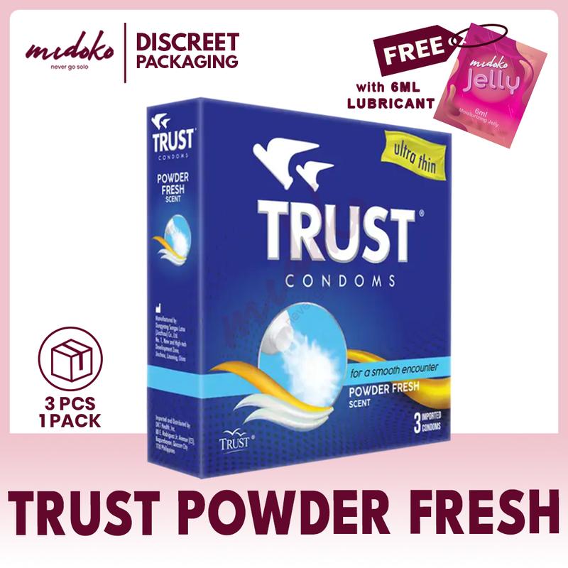 Midoko Trust Ultra Thin Powder Fresh Condom - 3s - TikTok Shop Philippines