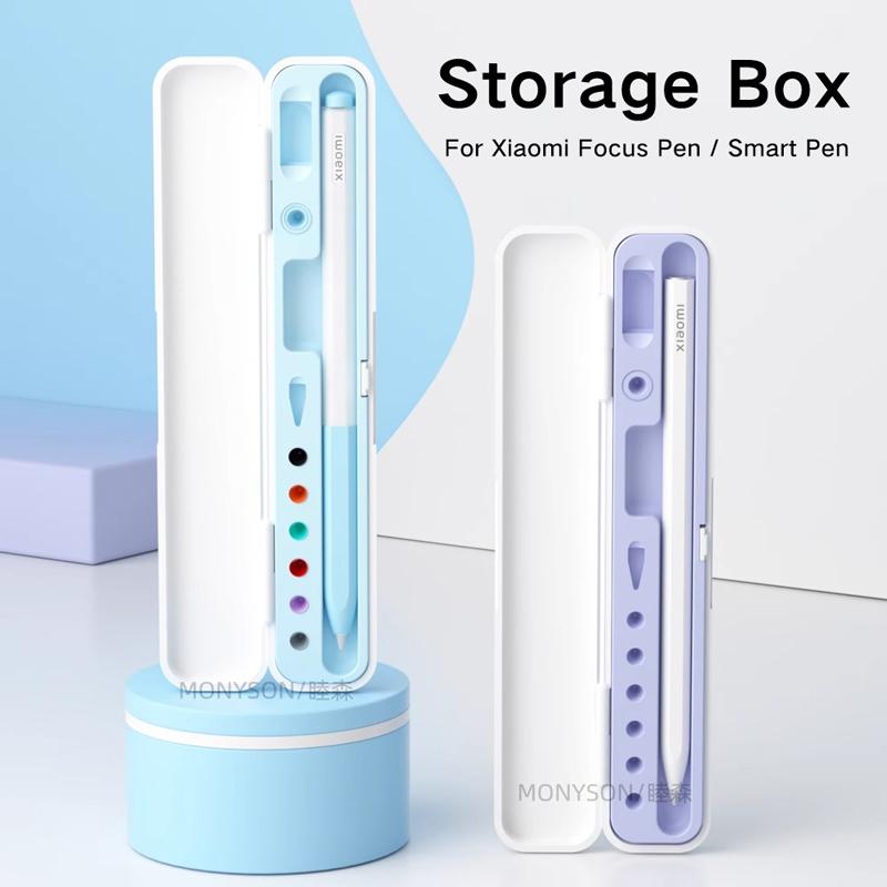 Tablet Computer Stylus Magnet Pen Storage Box Soft Silicone Protective ...