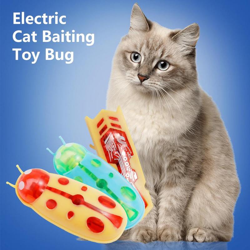 Automatic Electric Crawl Bug Cat Toy Intelligent Ladybug Shake - TikTok ...