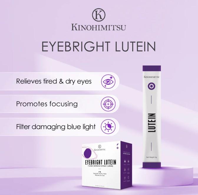 Kinohimitsu Eyebright Lutein - 30 Sachets (Box) for Eye Health - TikTok ...
