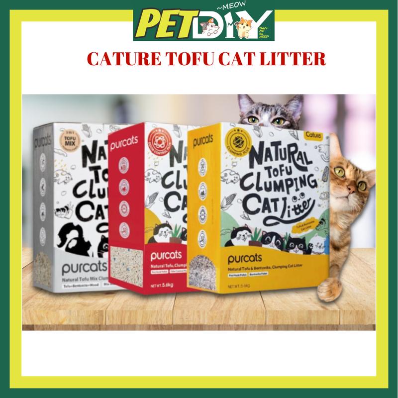 Cature Natural Premium Tofu Mix Clumping Cat Litter Odor Control - TikTok Shop Malaysia