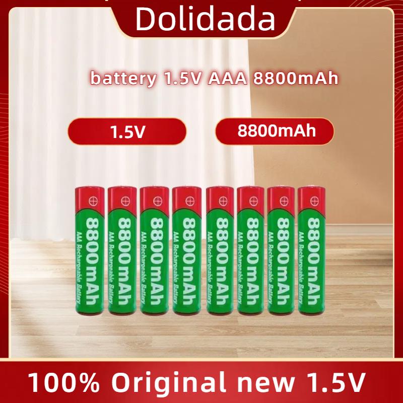 Dolidada Original Rechargeable Battery AAA 1.5V 8800mAh Alkaline ...