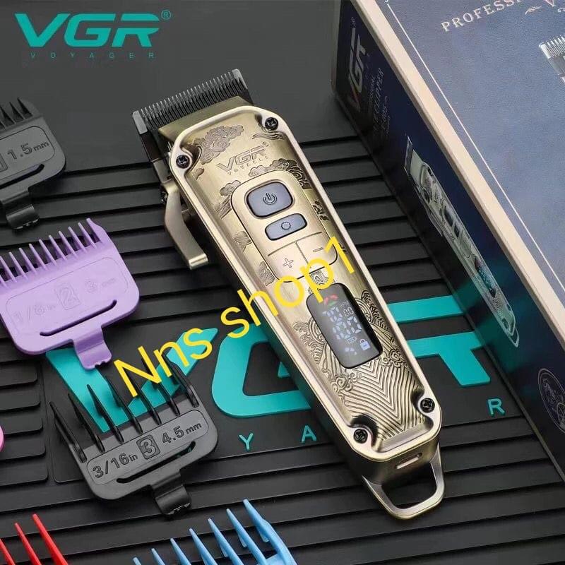VGR V-901 Premium Metal Housing Hair Clipper LED Display Powder ...