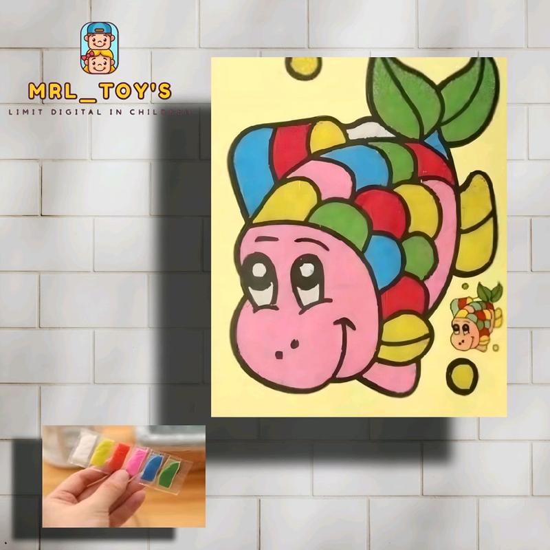 MRL_TOY'S Mewarnai Karakter Dengan Pasir Magic Colour Mainan - Shop ...