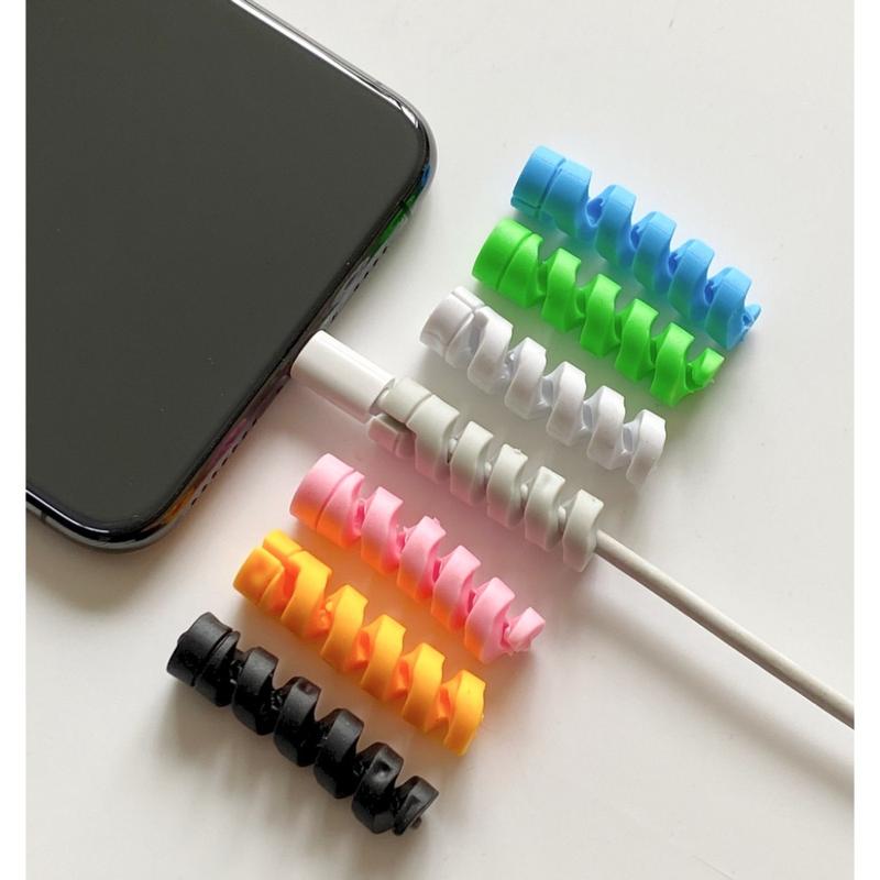 eenee New TPR Data Cable Protective Sleeve Anti Bending Prevent ...