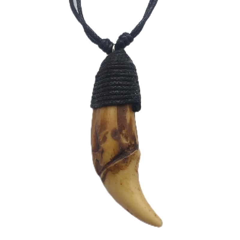 Kalung Etnik Bandul Taring Beruang Jumbo Replika - Shop | Tokopedia