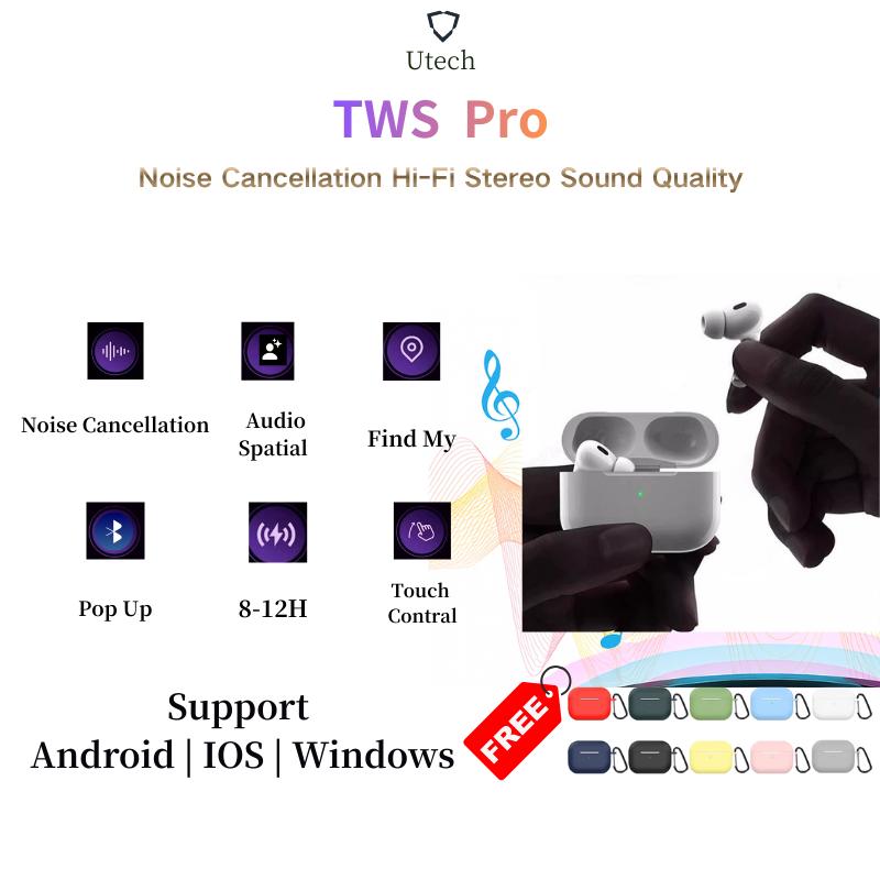 Utech Pro Super Bass TWS Earphone Bluetooth headset Bluetooth Physical ...