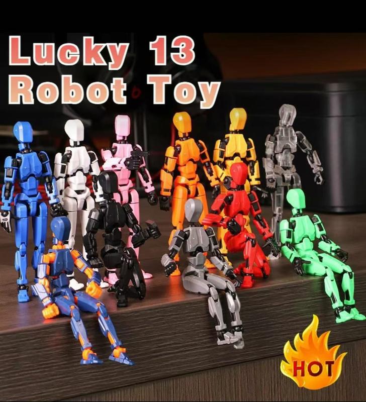 Lucky 13 dummy 13 action figure multi-jointed movable 3D printed ...