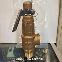 Jual Safety Valve 3/4" inch 10k HISEC Kuningan Drat DN 20 Handle ...