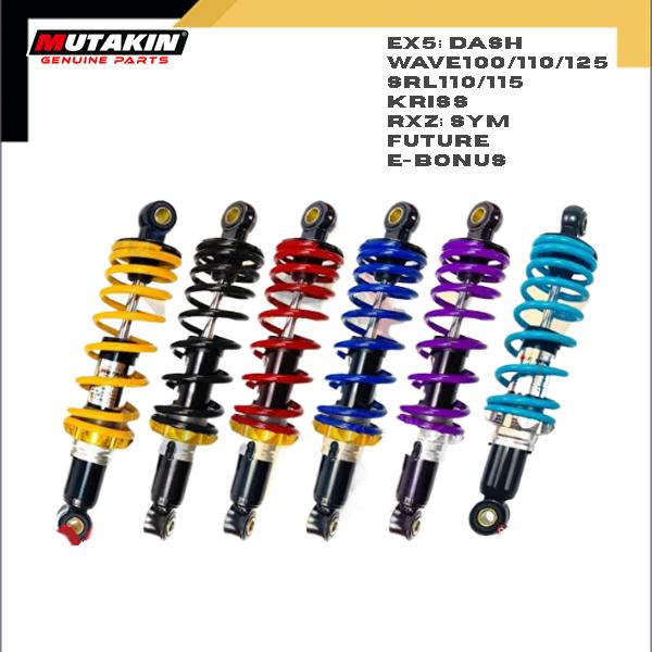 MUTAKIN ADJUSTABLE GAS ABSORBER 280MM 330MM 340MM EX5 WAVE 100 - TikTok ...