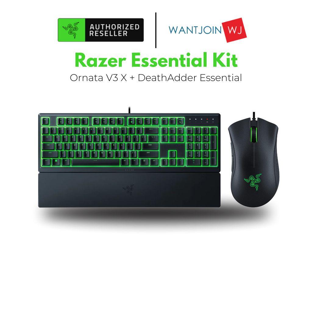 (SPECIAL BUNDLE SET) Razer Ornata V3 X + Razer Deathadder Essential ...