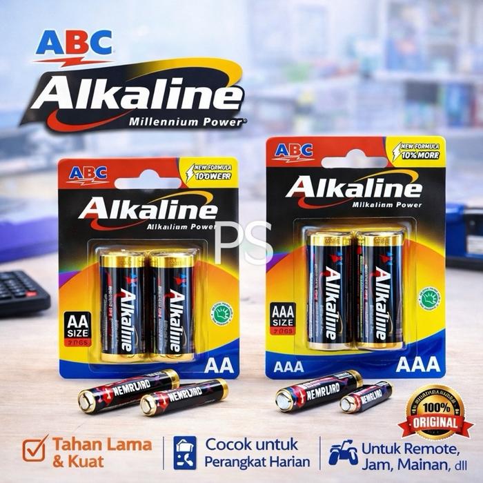Jual Baterai ABC Alkaline Original AA / AAA – Tahan Lama – Daya Kuat ...