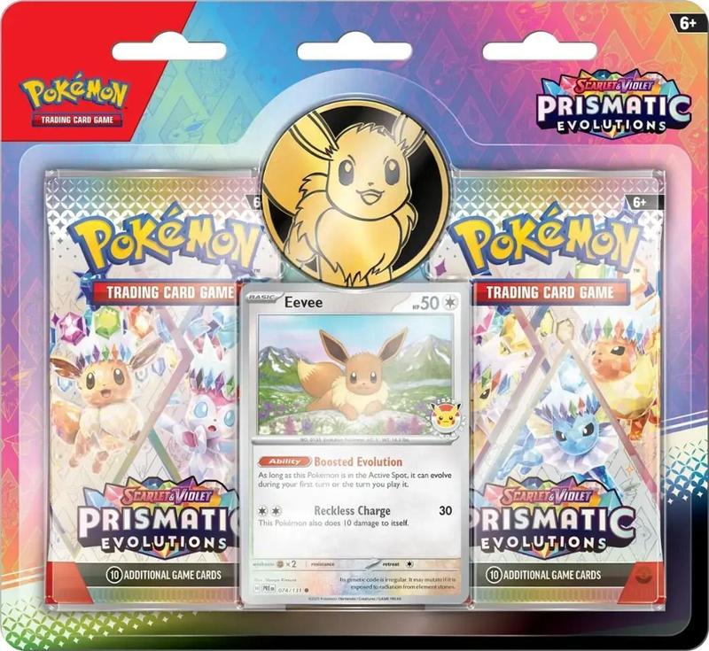 Pokemon TCG Prismatic Evolutions 2 Pack Blister - TikTok Shop Singapore
