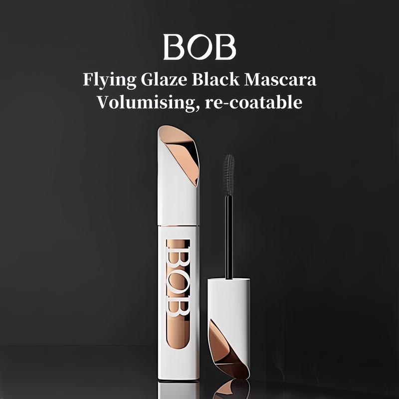 BOB Flying Glaze Black Mascara,Volumising, re-coatable Waterproof ...