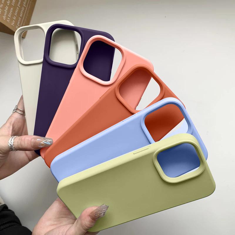 Silicone Cover Liquid Full Smooth Phone Case Covers compatible - TikTok ...