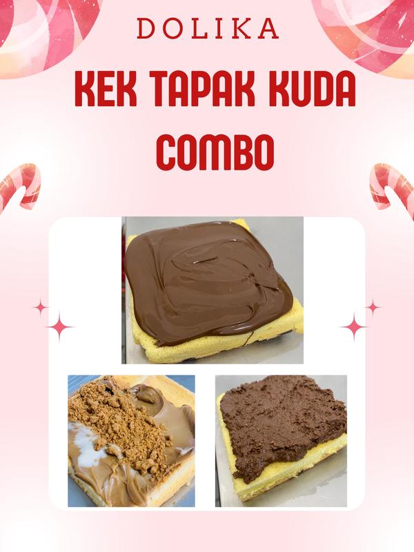 Combo Set Saiz 5 inci Kek Tapak Kuda Sedap Lembut Gebu By Dolika ...