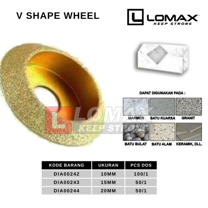 Jual Diamond V Shape Wheel Grinder - Alat Giling Roda Berbentuk V ...