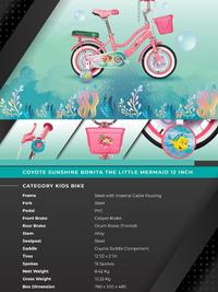 Jual Sepeda Mini Anak Element Coyote Sunshine Bonita The Little Mermaid ...