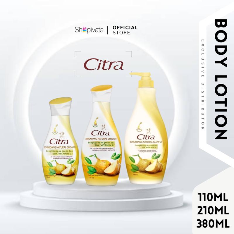 Citra BENGKOANG NATURAL GLOW UV Hand & Body Lotion 120ml / 210ml ...