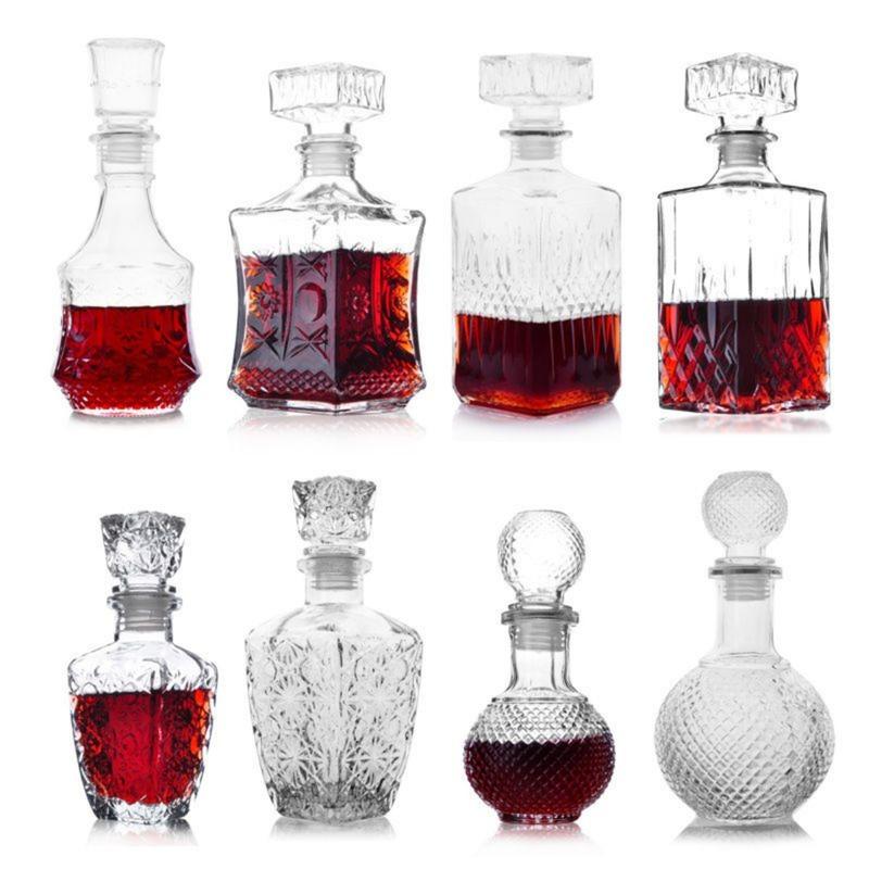 Botol Wain Kaca Kristal, Botol Wain Merah, Decanter, Botol Wain ...