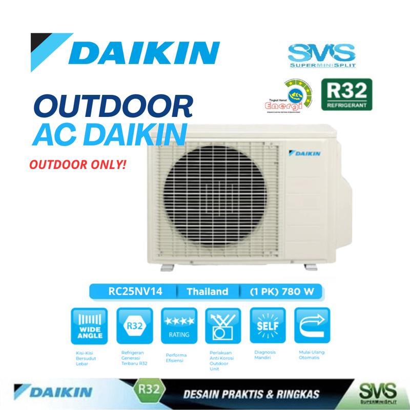 Outdoor AC Daikin Thailand Standart R32 RC25NV14 1 PK BARU - Shop ...