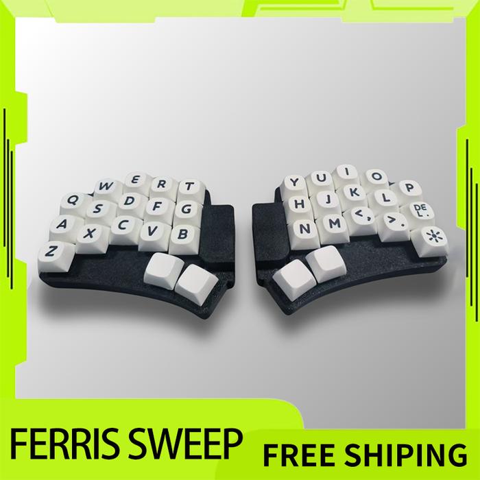 Jual Ferris Sweep Cradio Split Mechanical Keyboard 34key Low Profile ...
