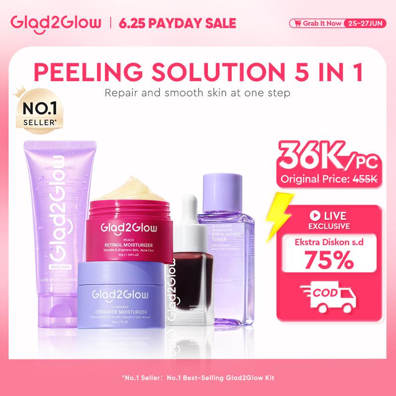 [New] Glad2Glow Peeling solution Bundle all in 1 - 2/3/4 PCS - Shop ...