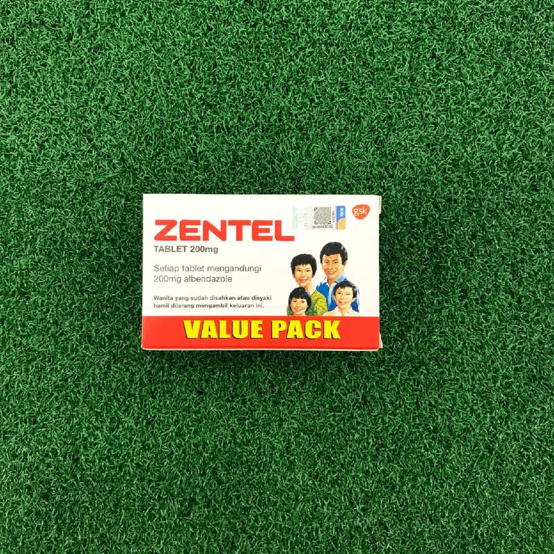 ZENTEL TABLET 200mg - 2'S/BOX - TikTok Shop Malaysia