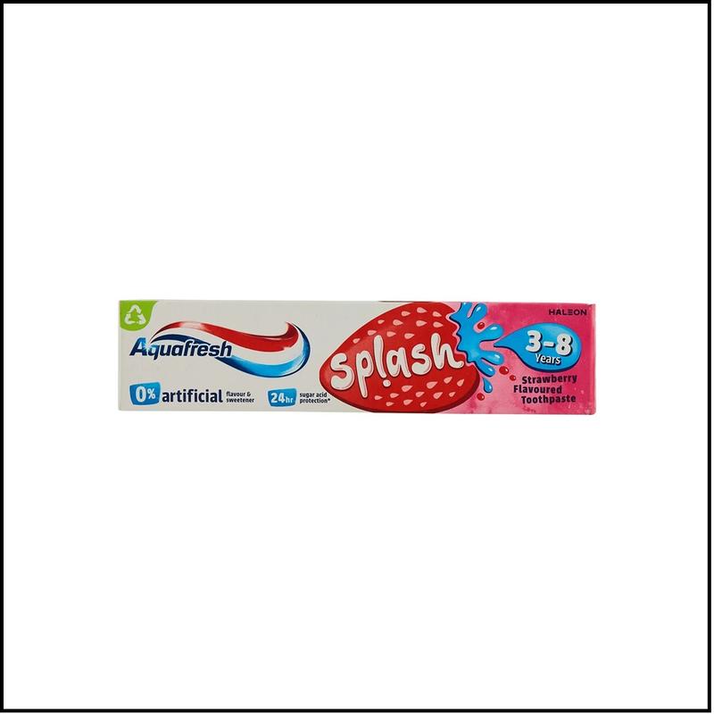 AQUAFRESH SPLASH 3-8 YEARS STRAWBERRY FLAVOURED TOOTHPASTE 5 - TikTok ...