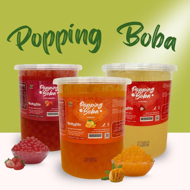 Chuan Dai Popping Boba Coating Juice 1kg / Topping Boba 1kg - Shop ...