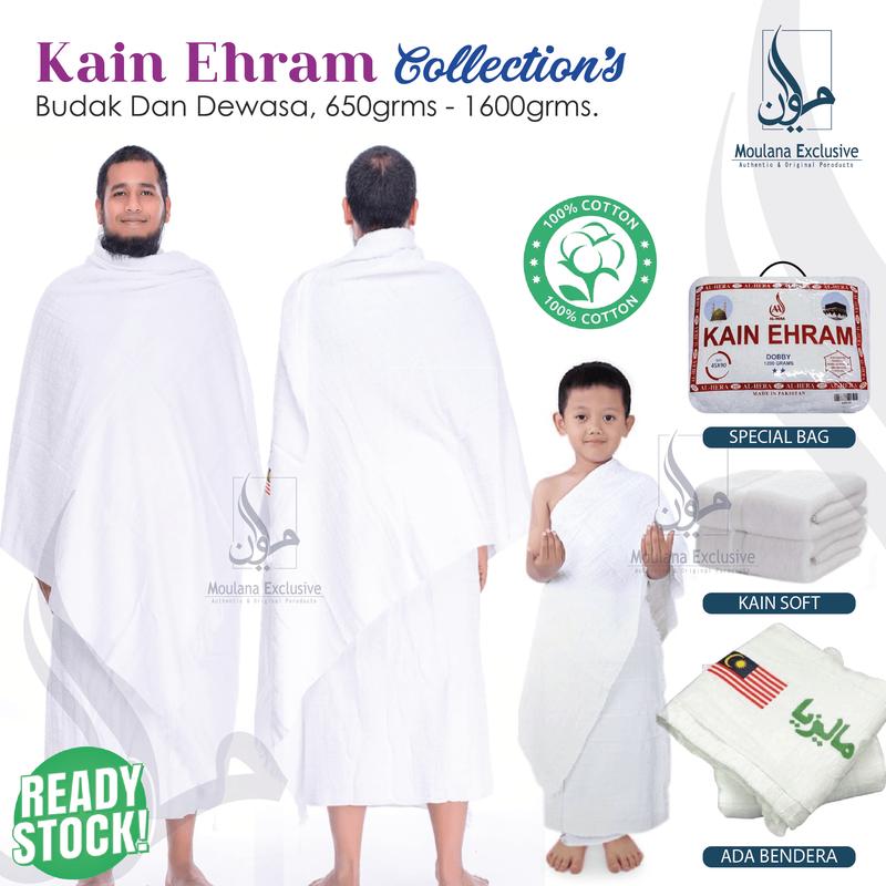 Kain Ehram Collection's Budak dan Dewasa 650g. - 1600g. 100% - TikTok ...