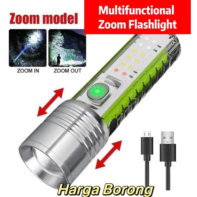Flashlight X 520A/Lj1685 Zooming Flashlight Outdoor Waterproof - TikTok ...